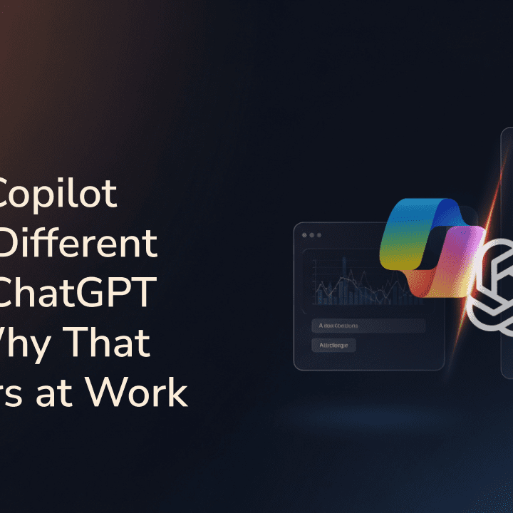 Why Copilot Works Differently Than ChatGPT at Work - DataInvent Systems
